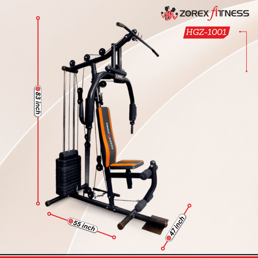 Zorex HGZ-1001 Home Gym Machine Combo With ZF-101 Adjustable Bench ...