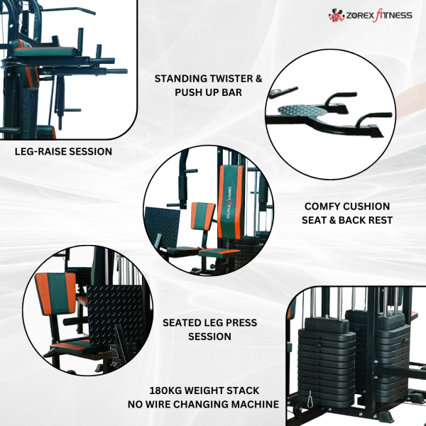 6 STATION HOME GYM HGZ-301 - Zorexfitness